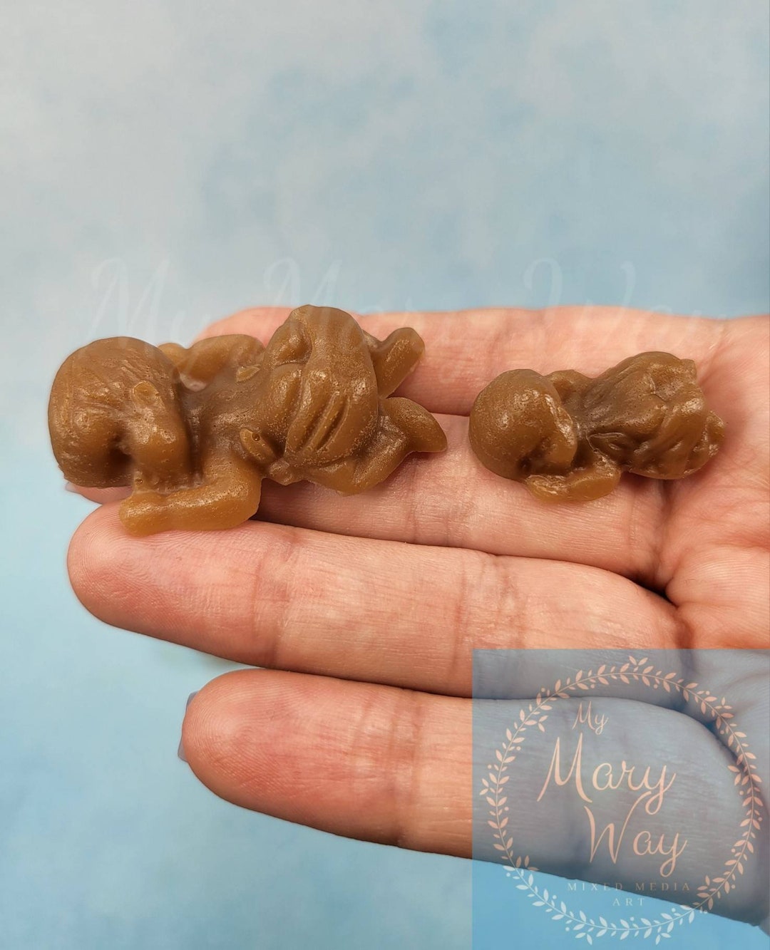 3 Cavity 2 Sized Sleeping Babies Mold - Etsy