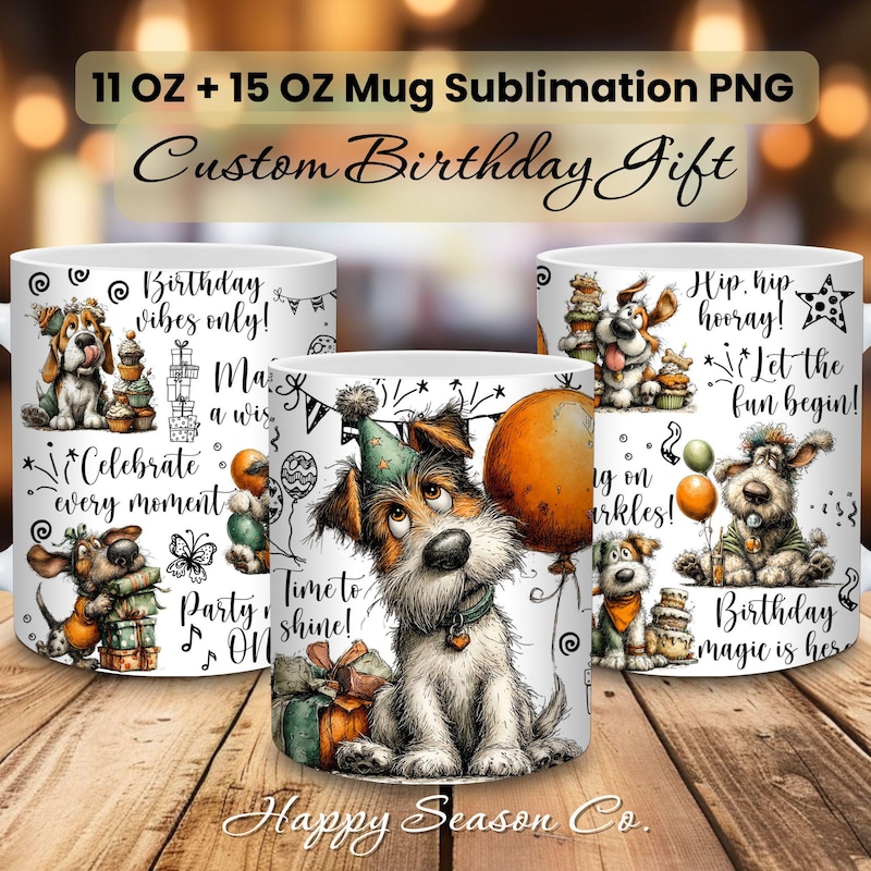 Birthday Sublimation Mug - Etsy