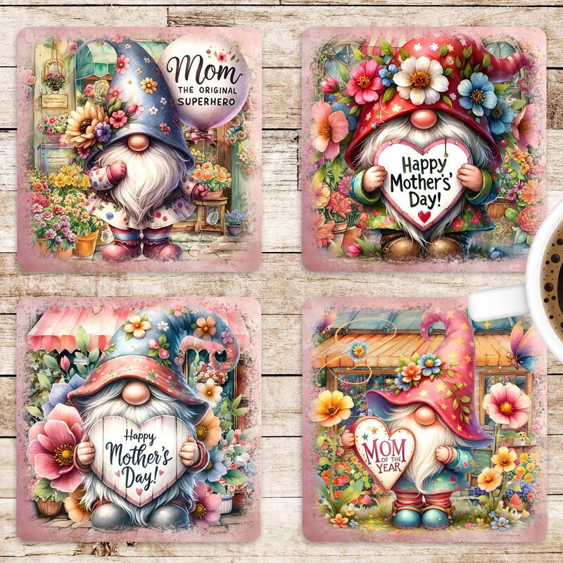 Mothers Day Coasters Printable - Etsy