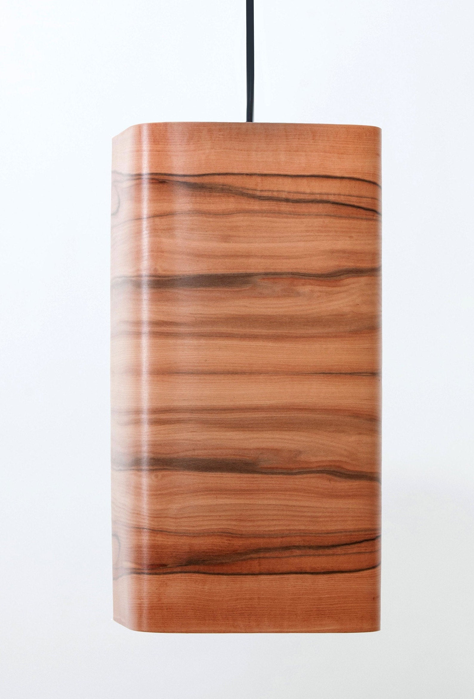 Wood Light Fixture From Tineo Veneer, Kitchen Island Lighting,living ...
