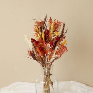Nancy | Bright Autumn Dried Flower Bouquet | Colourful Dried Flowers ...