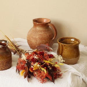 Nancy | Bright Autumn Dried Flower Bouquet | Colourful Dried Flowers ...