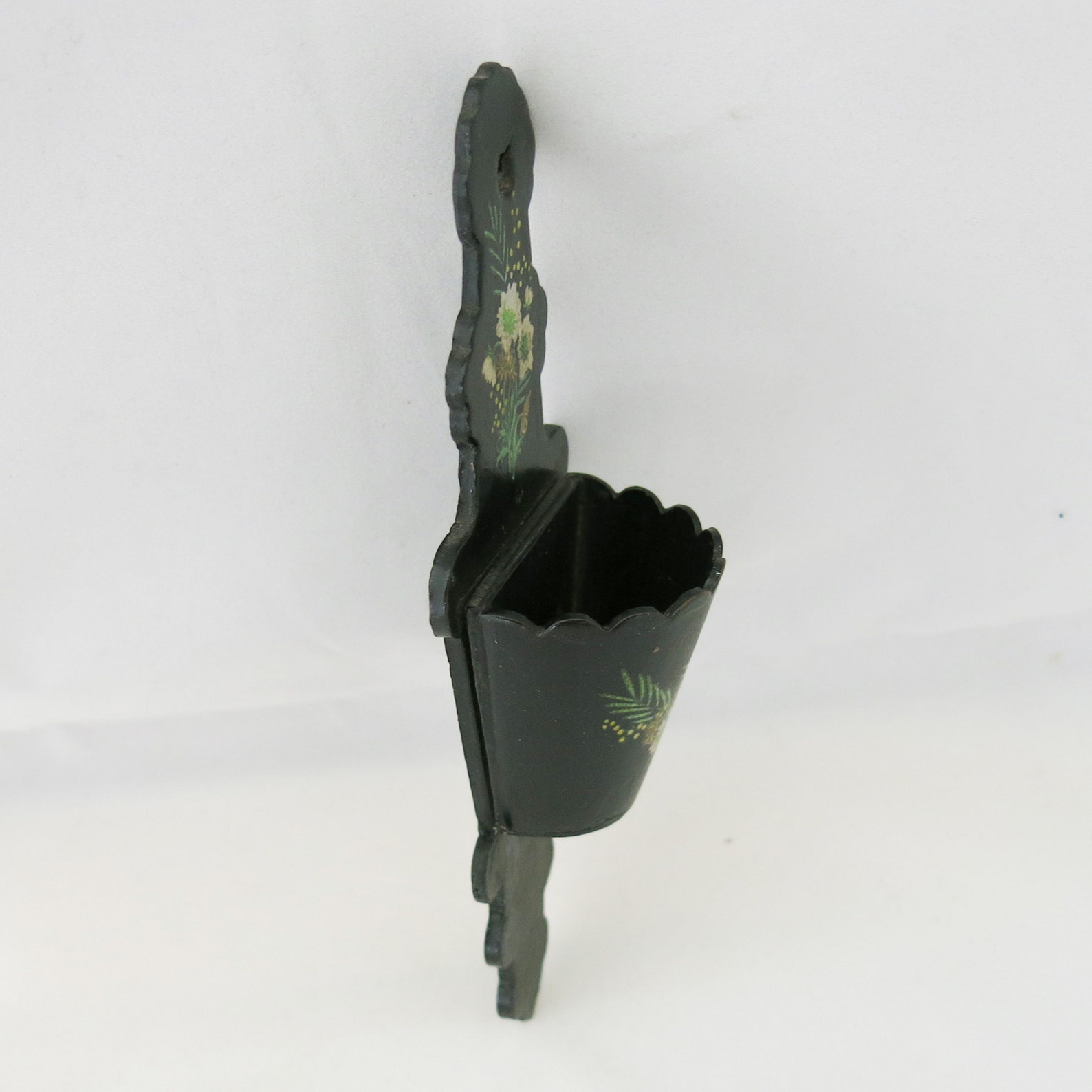 Victorian Papier Mâché Match Holder - Etsy