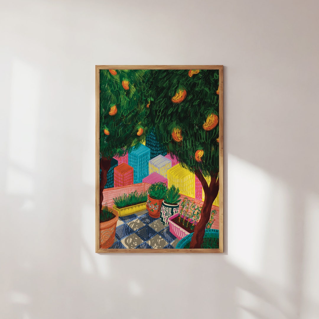 Dhaka Rooftop | Mango Trees | Bangladesh | A6 A5 A4 A3 Art Print - Etsy