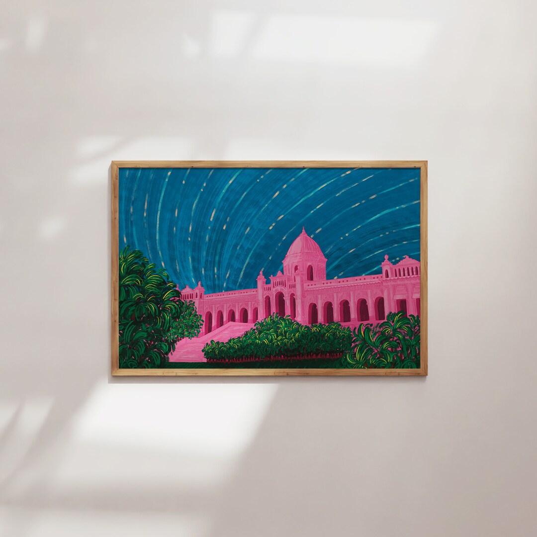 Ahsan Manzil | Pink Palace | Bangladesh | A6 A5 A4 A3 Art Print - Etsy