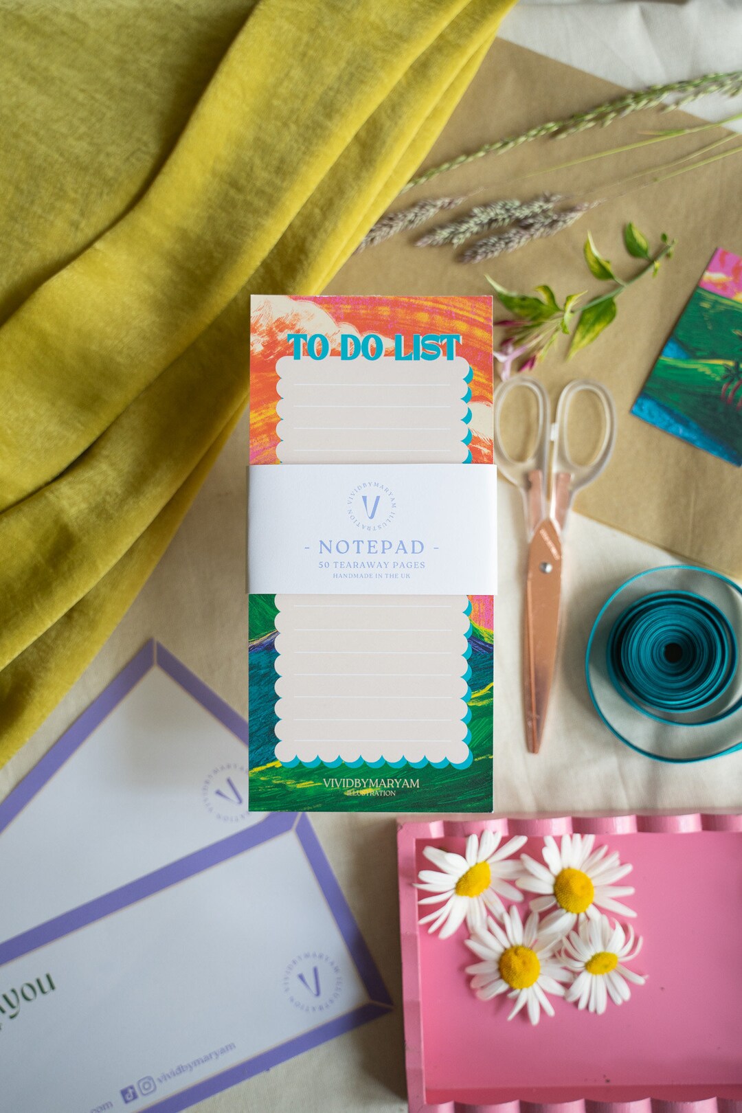 To Do List With or Without Magnets Handmade Notepad Memopad - Etsy