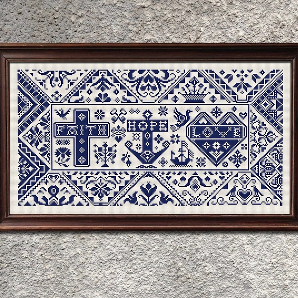 Hope Cross Stitch Chart - Etsy