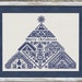 Christmas Tree Quaker Sampler Cross Stitch Pattern, X Stitch Chart ...
