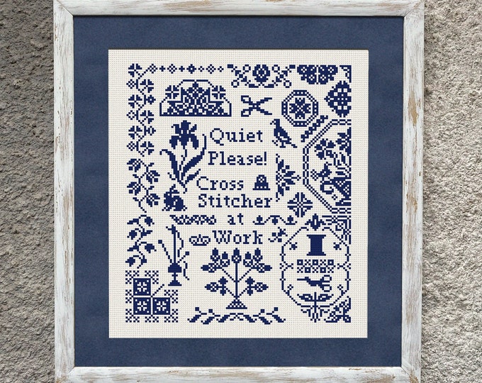 Four Seasons Quaker Sampler by Modern Folk Embroidery Counted Cross ...