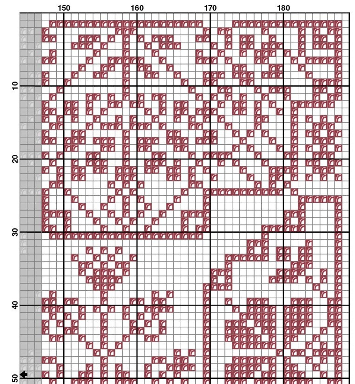 Mini Quaker Sampler True Love Cross Stitch Pattern, Cross Stitch Chart ...
