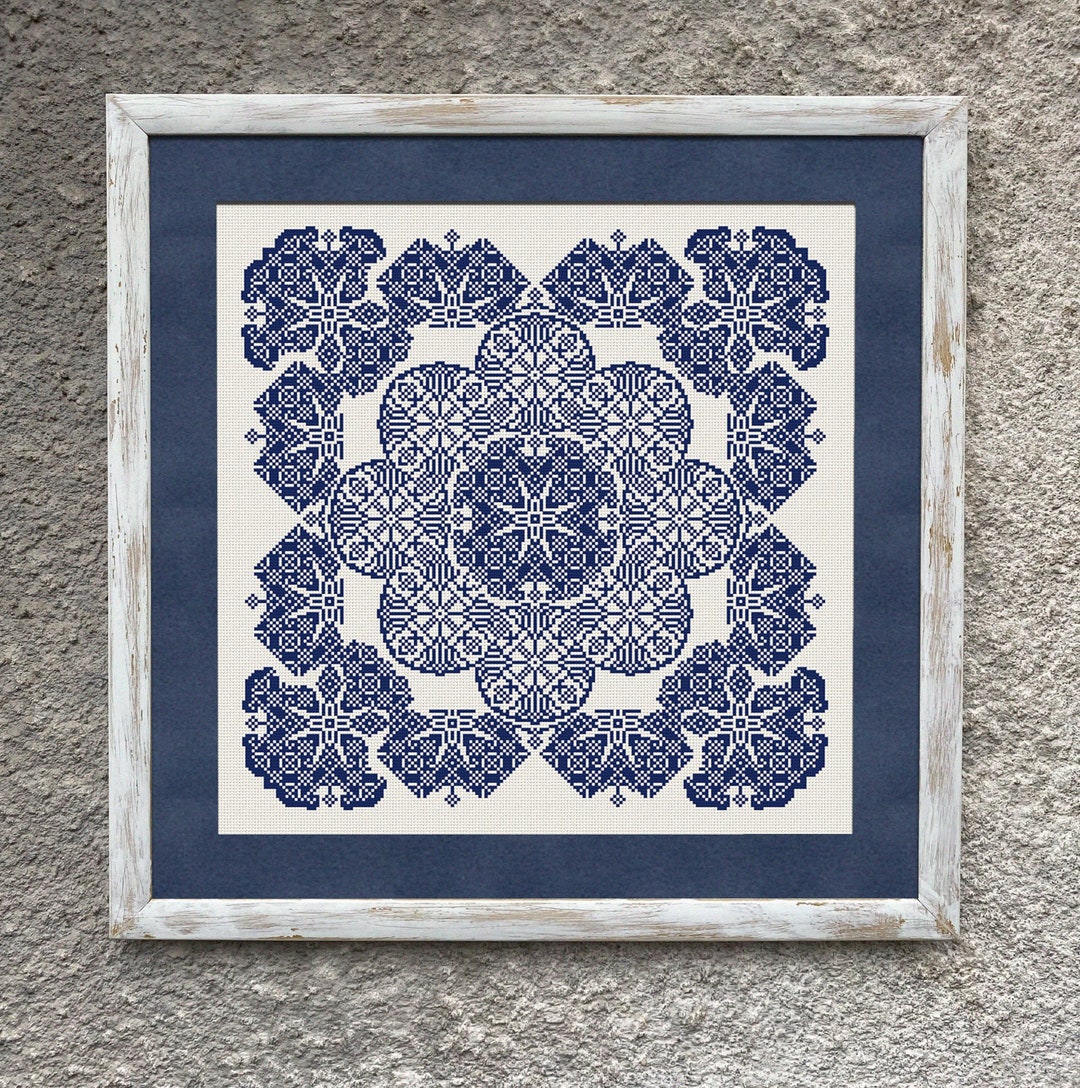 Monochrome Sampler Cross Stitch Pattern, Easy Counted Cross Stitch ...