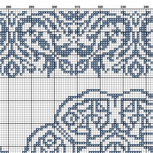 Mandala Sampler Cross Stitch Pattern, Сross Stitch Chart, Monochrome ...