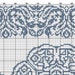 Mandala Sampler Cross Stitch Pattern, Сross Stitch Chart, Monochrome ...