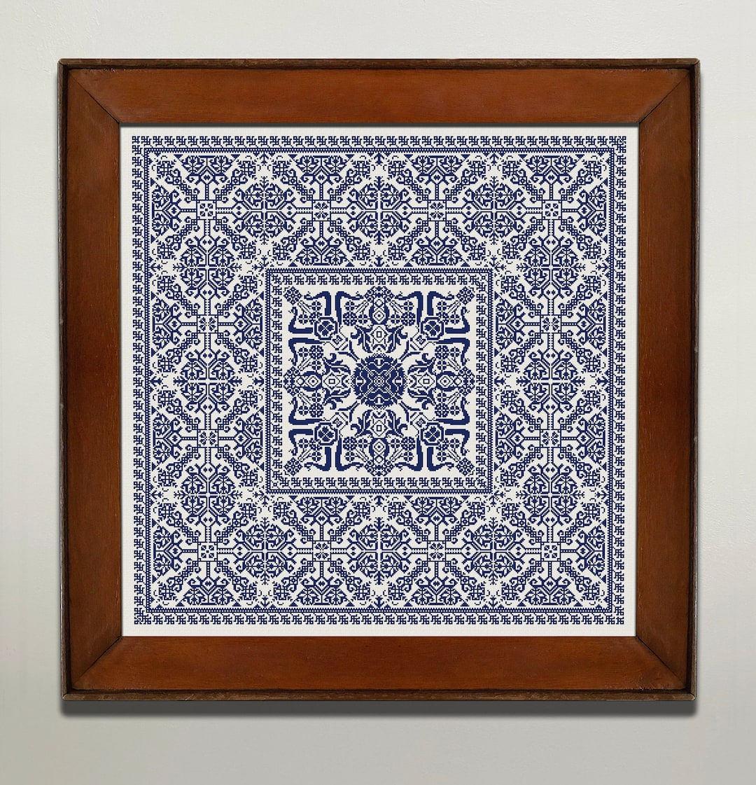 Large Monochrome Sampler Cross Stitch Pattern, X Stitch Chart, Vintage ...