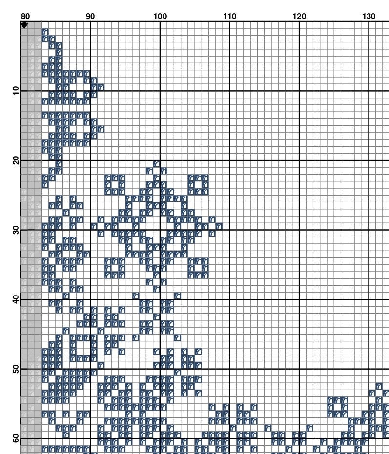 Monochrome Sampler Cross Stitch Pattern, X Stitch Chart, Geometric ...