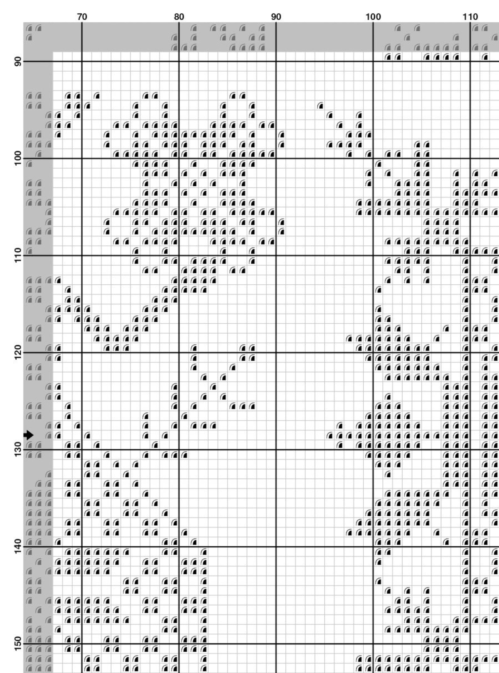 Monochrome Sampler Cross Stitch Pattern, X Stitch Chart, Vintage Folk ...