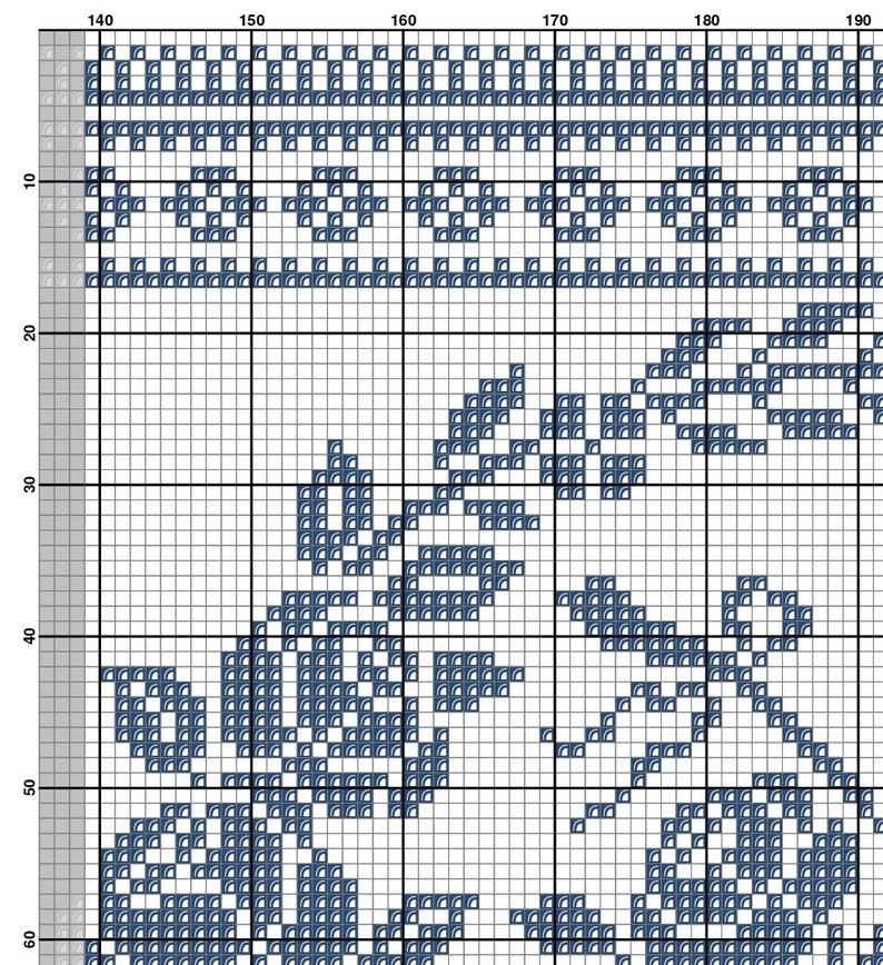 Monochrome Sampler Cross Stitch Pattern Easy Counted Cross - Etsy