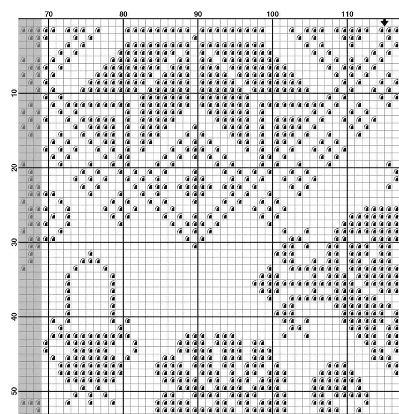 Village Quaker Sampler Cross Stitch Pattern, Monochrome X Stitch ...