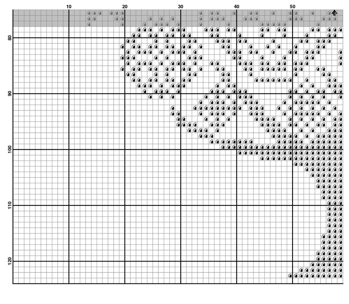 Mini Quaker Tree Cross Stitch Pattern, Easy Counted Cross Stitch Chart ...