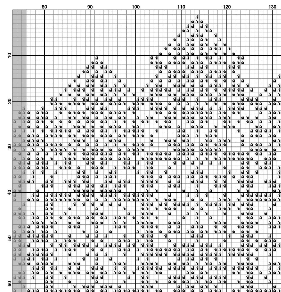 Large Monochrome Sampler Cross Stitch Pattern, X Stitch Chart ...