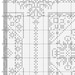 Monochrome Sampler Cross Stitch Pattern, Сross Stitch Chart, Antique ...