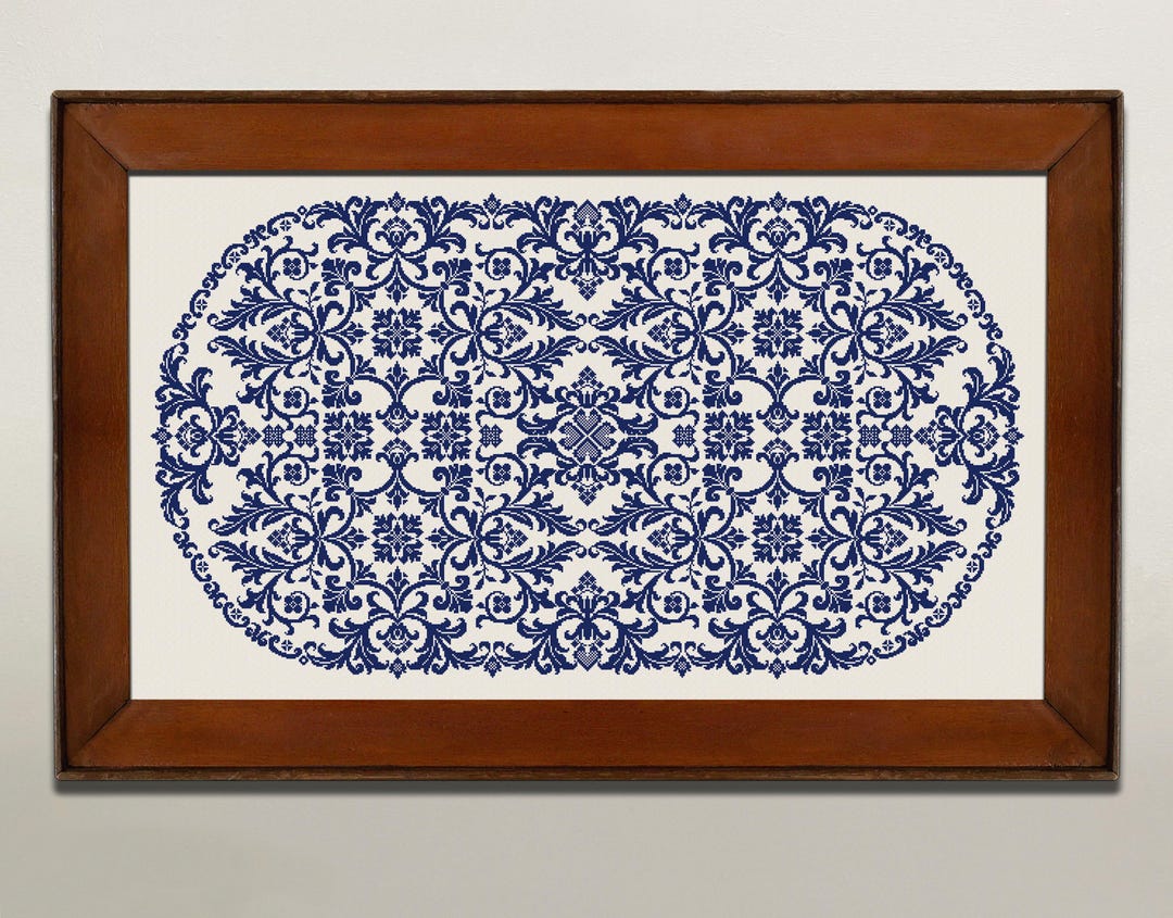 Large Monochrome Sampler Cross Stitch Pattern, X Stitch Chart, Antique ...