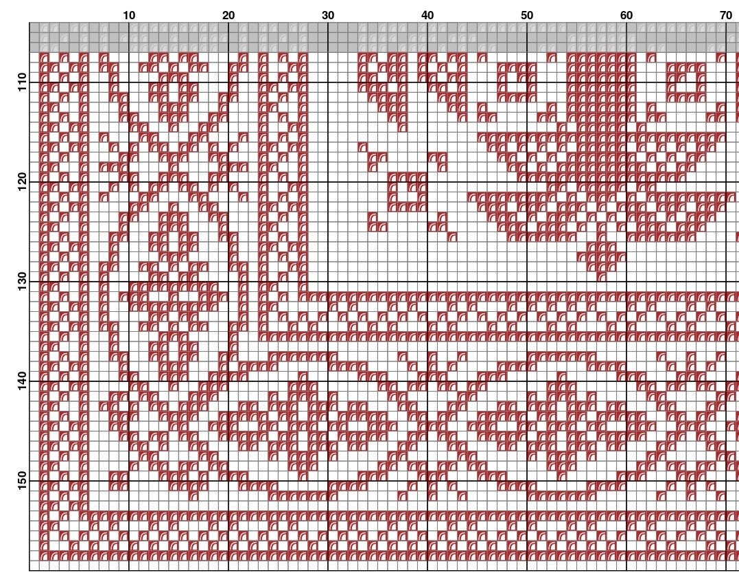 Monochrome Geometric Sampler Cross Stitch Pattern, X Stitch Chart, Folk ...