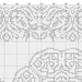 Mandala Sampler Cross Stitch Pattern, Сross Stitch Chart, Monochrome ...