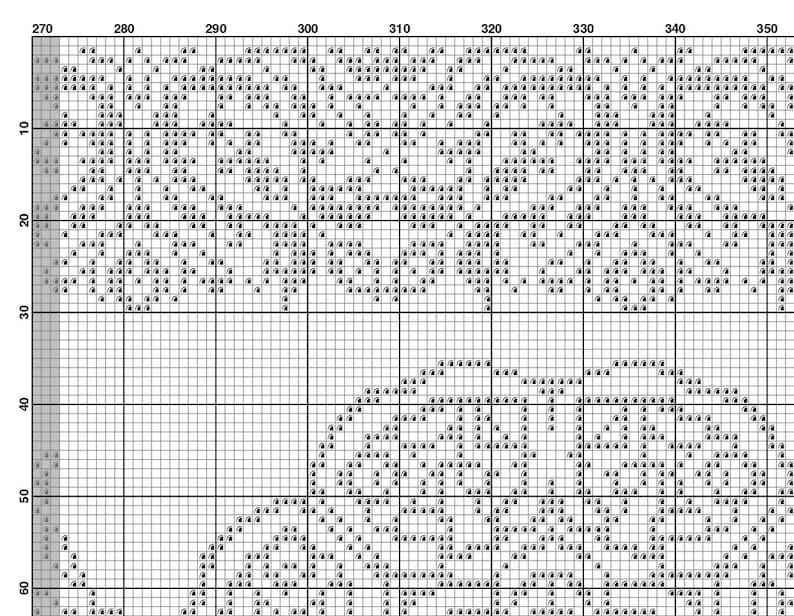 Mandala Sampler Cross Stitch Pattern, Сross Stitch Chart, Monochrome ...