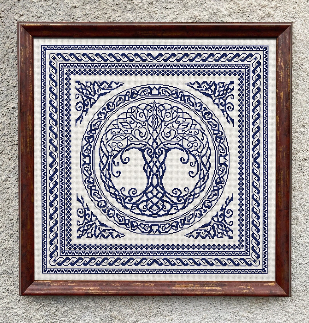 Celtic Tree of Life Sampler Cross Stitch Pattern, X Stitch Chart ...
