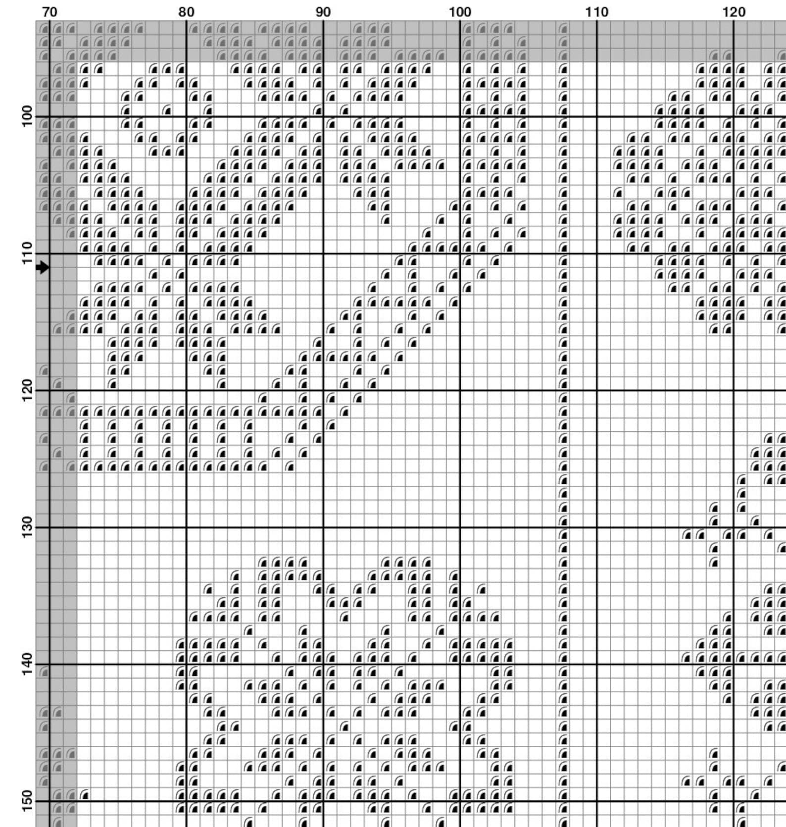 Monochrome Sampler Cross Stitch Pattern, Easy Counted X Stitch Chart ...