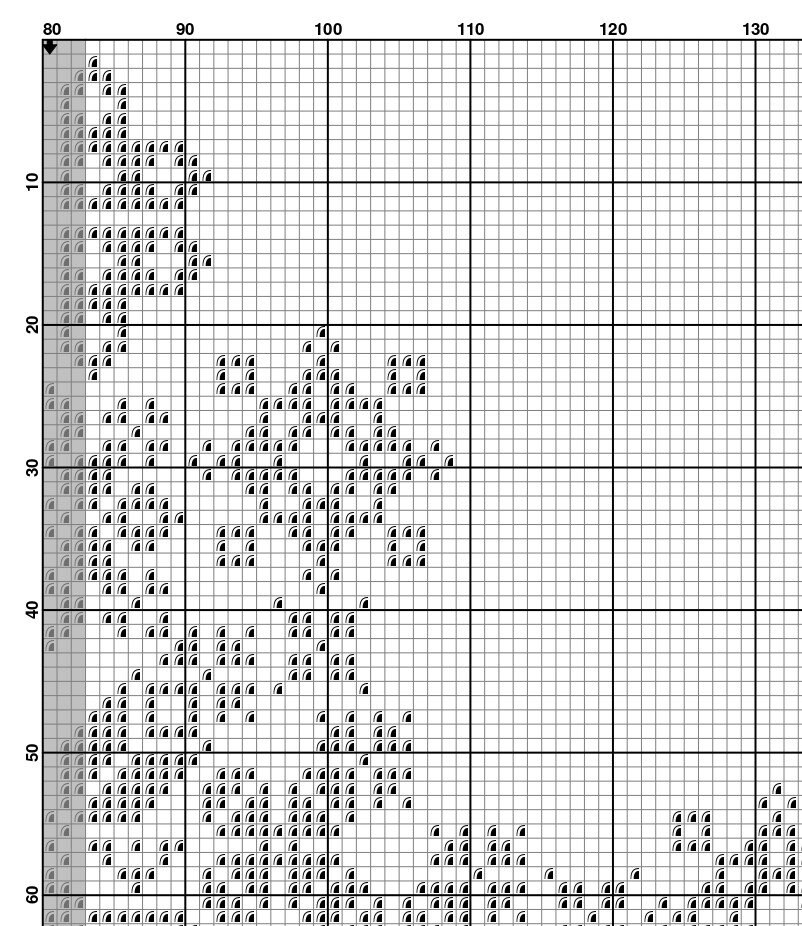 Monochrome Sampler Cross Stitch Pattern, X Stitch Chart, Geometric ...