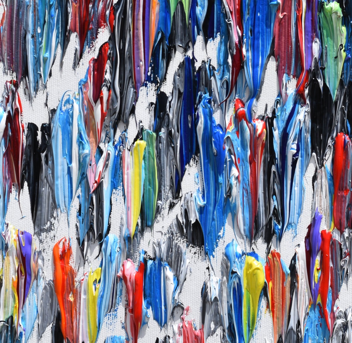 Purple Rain 55 Original Oil Painting on Canvas | Etsy