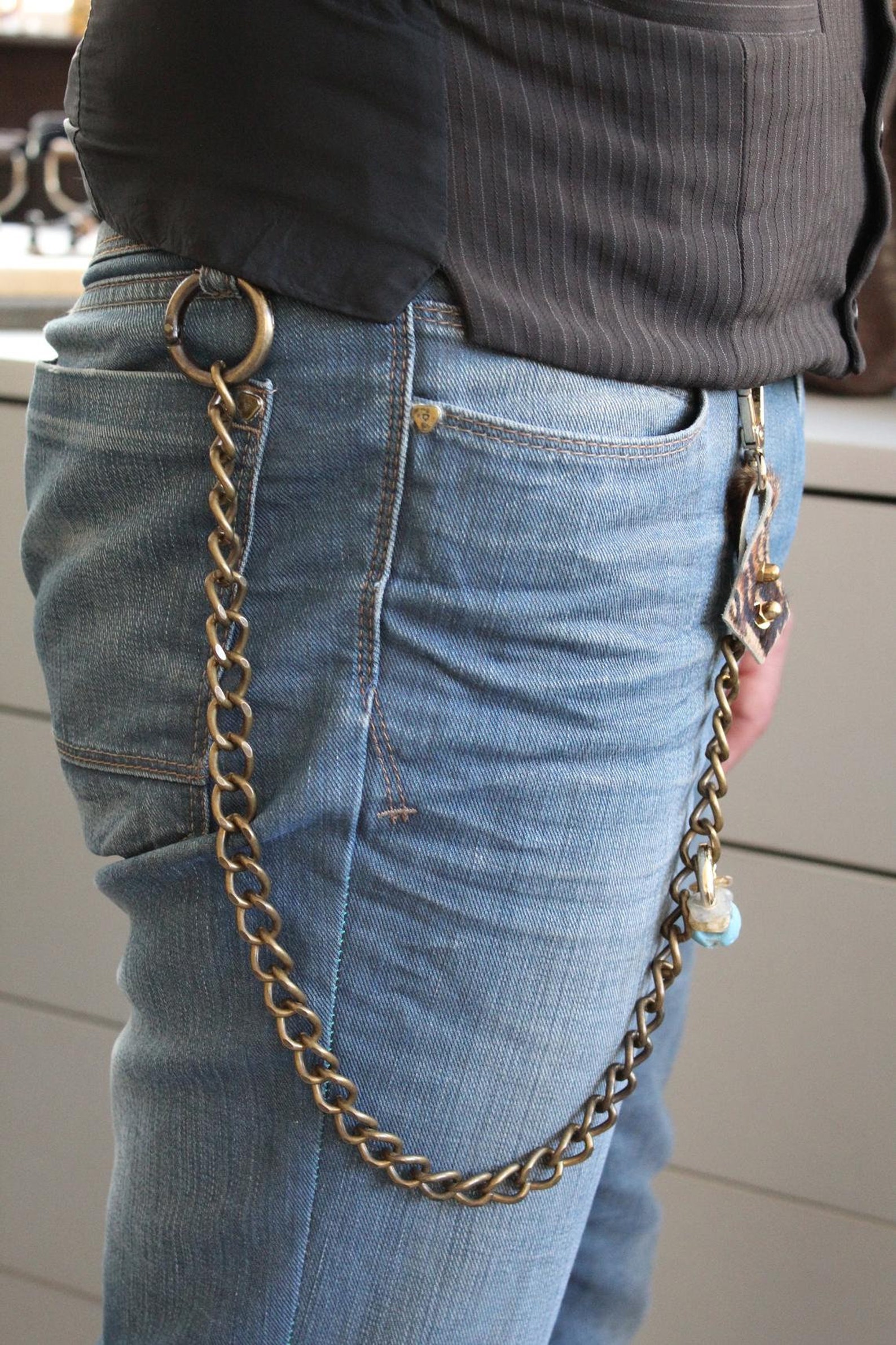 Custom Wallet Chain Wallet chain Everyday wallet chain | Etsy