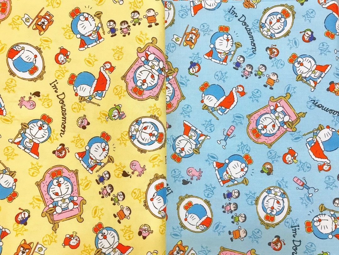 The Paper Sheep Fantasy Cartoon 50th Anniversary Doraemon Fabric ...
