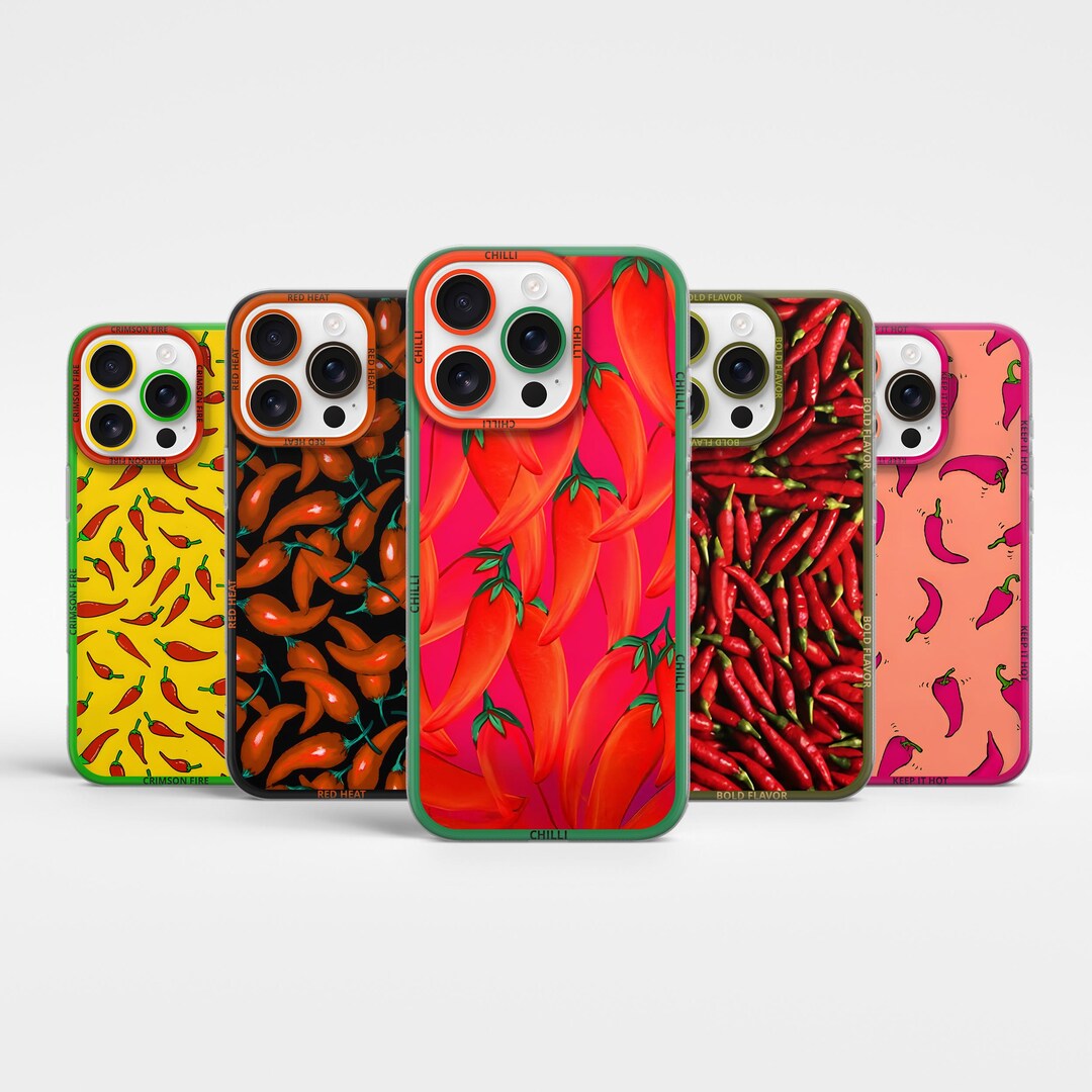 Red Chili Pepper Phone Case, Spicy Hot Cover, Personalizable - Etsy UK