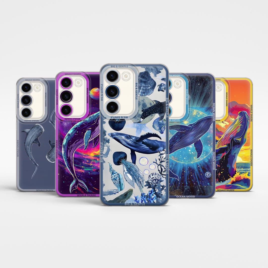 Whale Shark Phone Case Aquatic Animal Ocean Creature Cover for Samsung ...