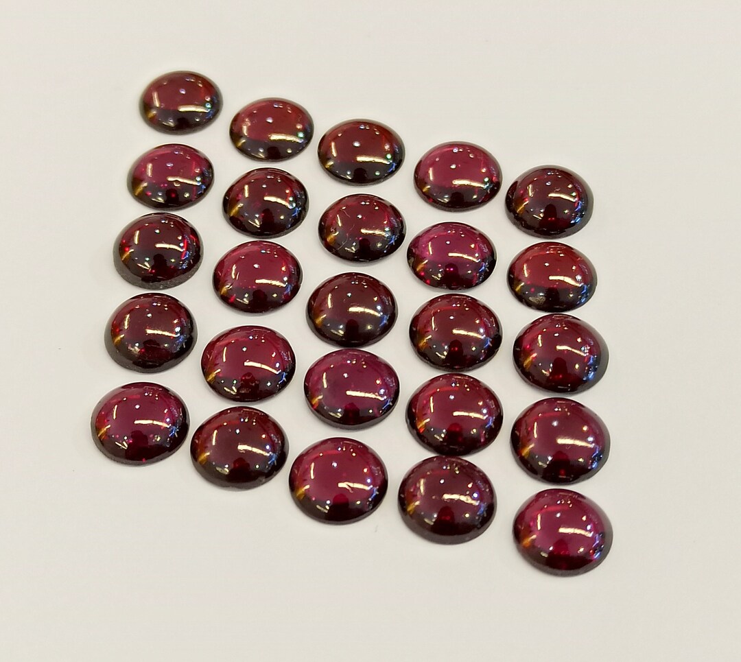 Top Quality Garnet, Natural Garnet, Calibrated Red Garnet Round, 8 Mm ...