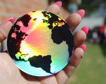 World Map Decal World Map Sticker Adventure Decal Travel - Etsy