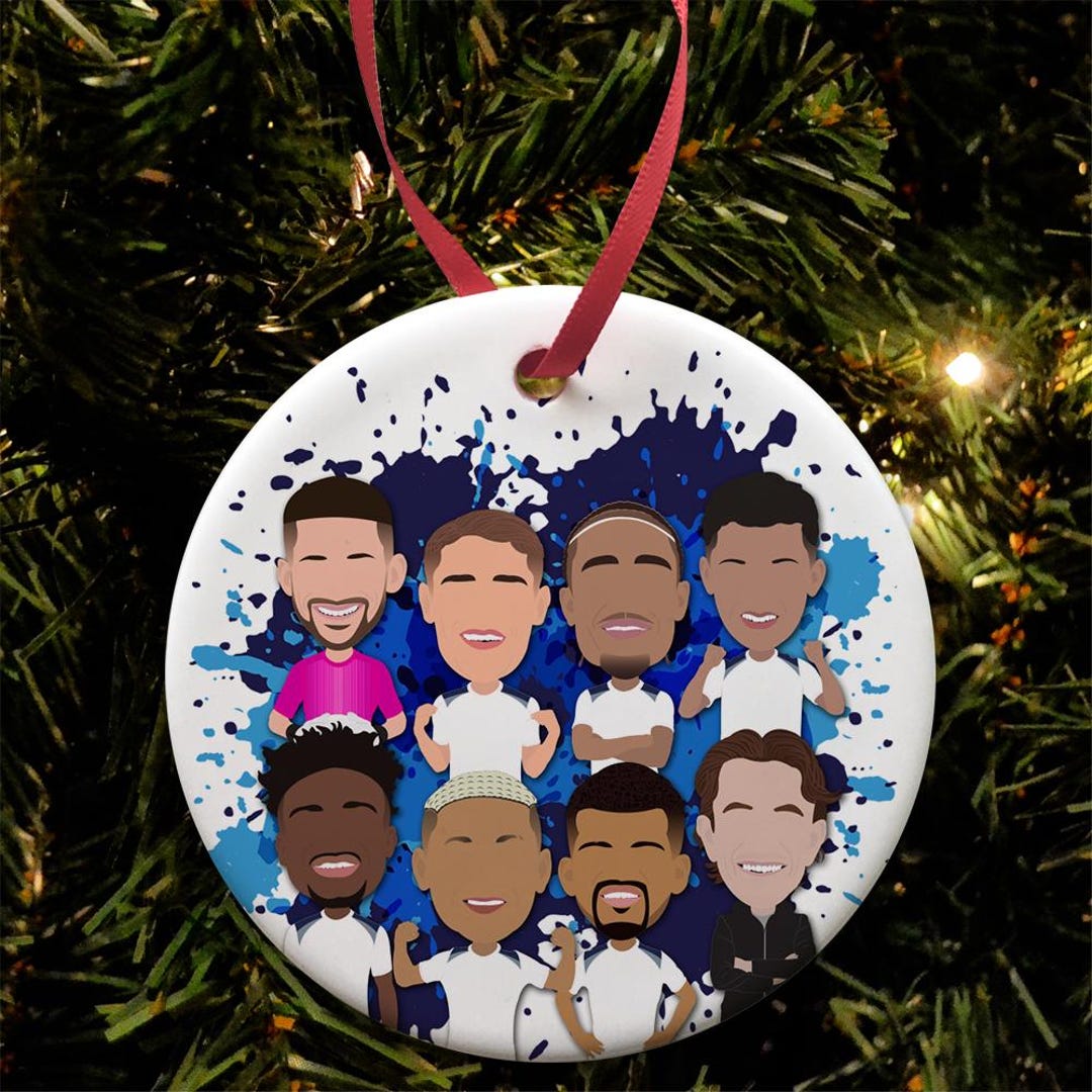 Spurs 2025-26 & 2024-25 SALE Christmas Tree Decoration Flat Ceramic ...