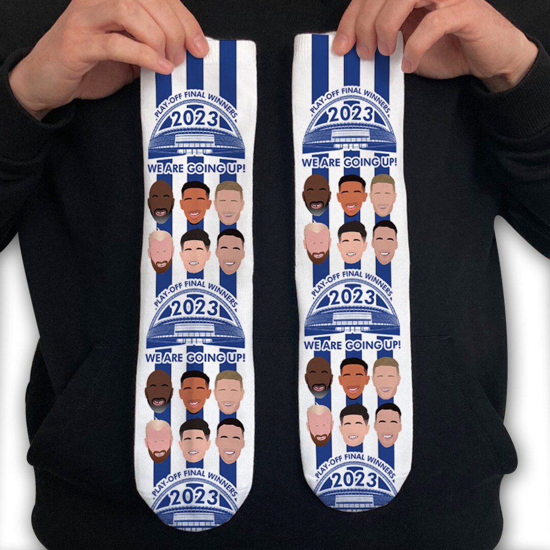 Sheffield Weds Wednesday Play off Winners 2023 Vector Heroes Socks Mens ...