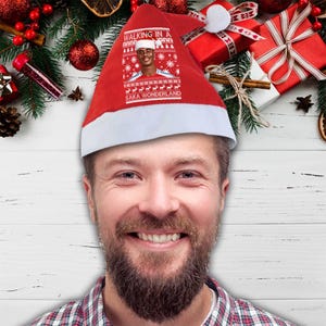 Walking in a Saka Wonderland Arsenal Bukayo Saka Santa Hat | Adults One ...