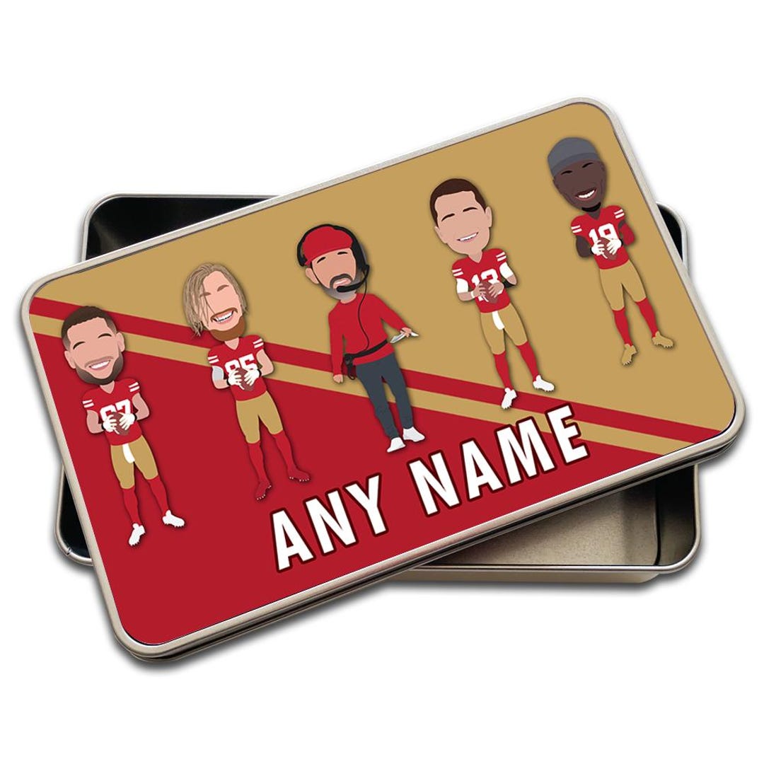 49ers 2024-25 Personalised Pencil Tin Case San Francisco Etc for Home ...