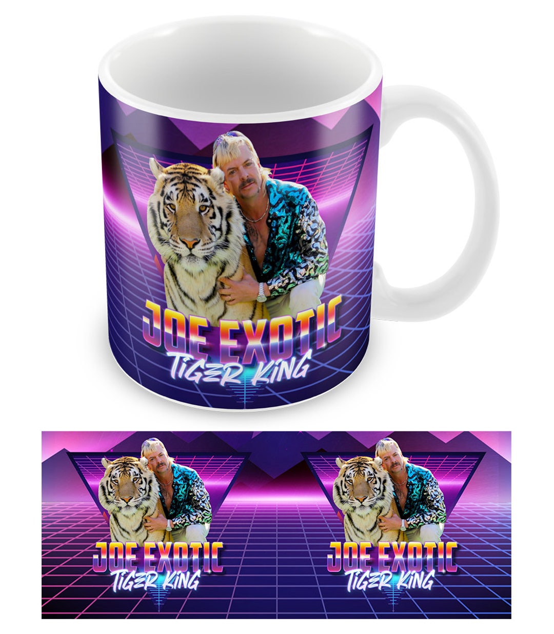 Joe Exotic Tiger King Funny Novelty Ceramic 10oz Printed Cup Top ...