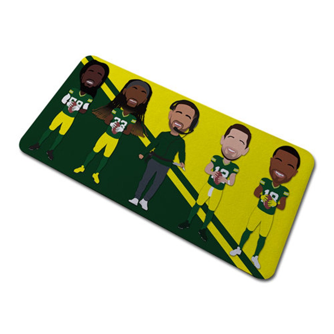 Packers 2022-23 Bar Runner Mat Rodgers Etc Man Cave Bar American ...