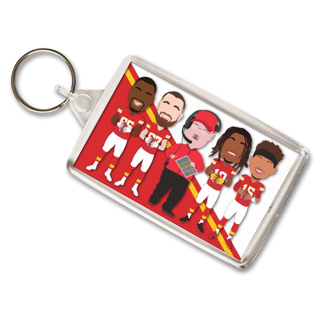 Chiefs 2024-25 Vector Heroes Key Ring Keyring Great Gift for Kansas ...
