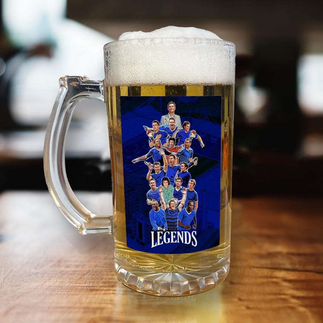 Chelsea Club Legends Beer Glass Stein Cup Zola Lampard Etc Great ...