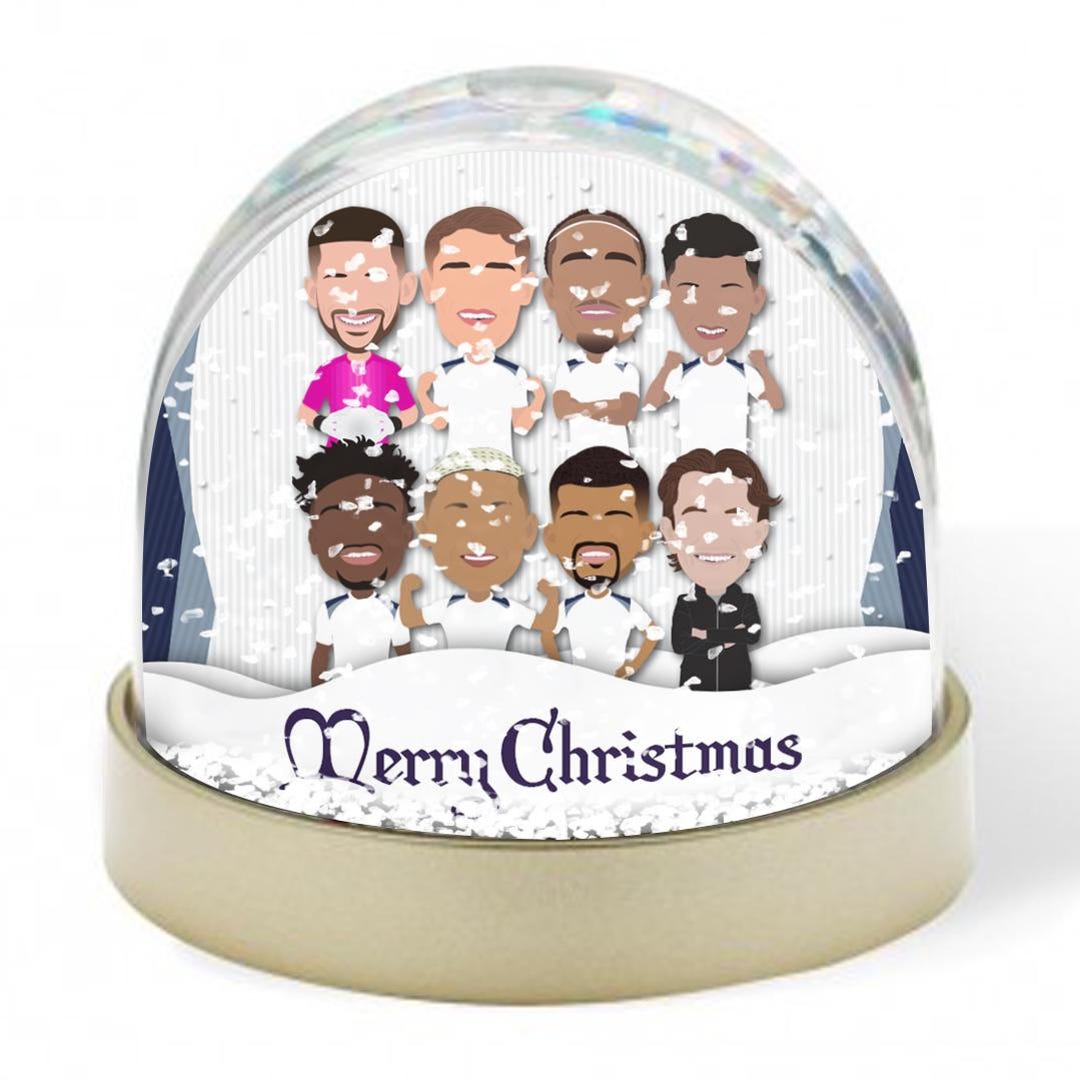 Spurs 2025-26 Vector Heroes Christmas Snow Globe Kudus Johnson Etc ...