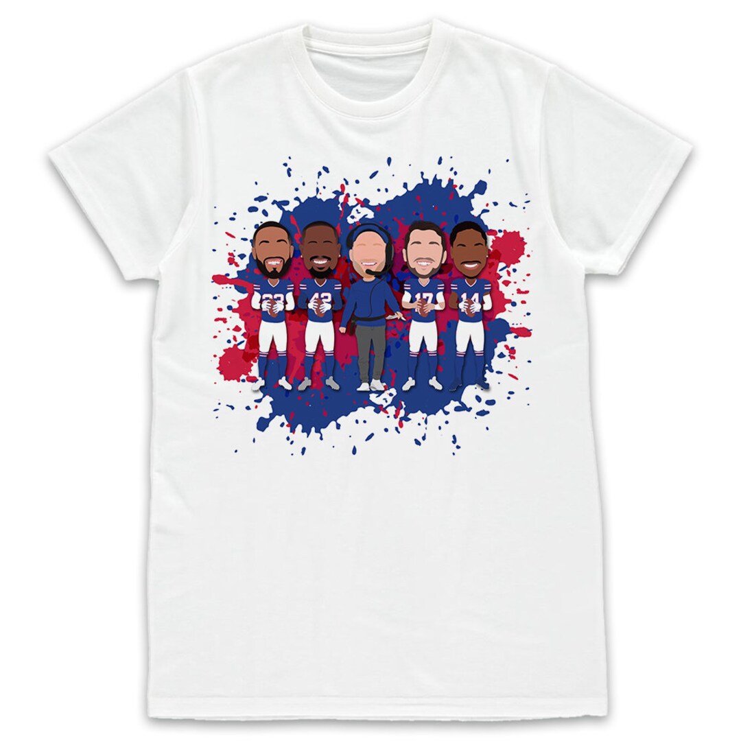 Bills Vector Heroes Kids Childs T-shirt Tshirt Tee Ages 1-14 Years ...