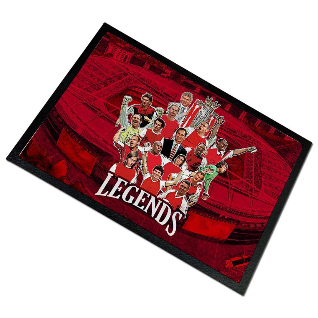 Arsenal Club Legends Door Mat Floor Mat Man Cave Bar Gunners Fans Henry ...